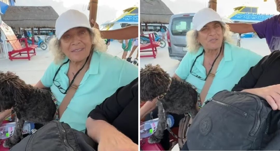 Denisse de Kalafe es desalojada de la isla de Holbox ante la llegada ...