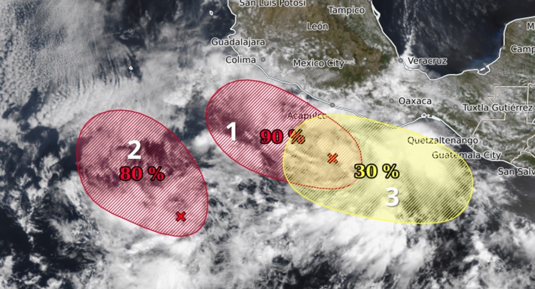 Huracán Bárbara con 90% de probabilidad de formarse en costas mexicanas ...
