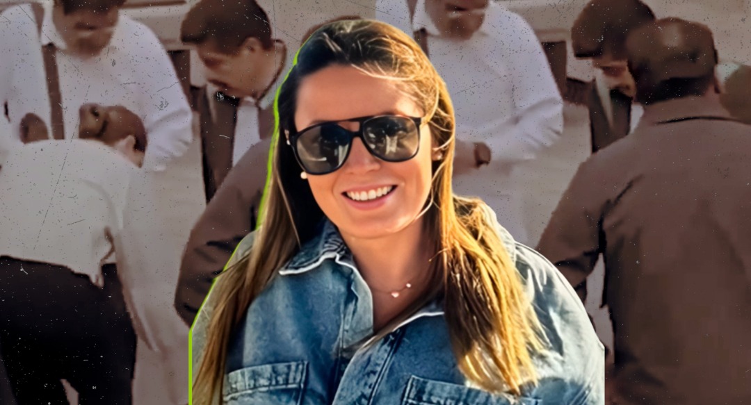 ¿Quién es la funcionaria que limpió los zapatos de Hugo Aguilar? Esto ...