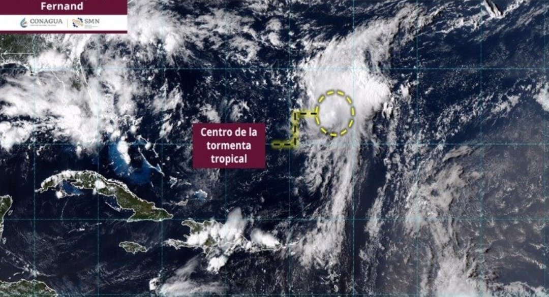 Se forma la tormenta Fernand, ¿Cuál será su trayectoria y riesgos para ...